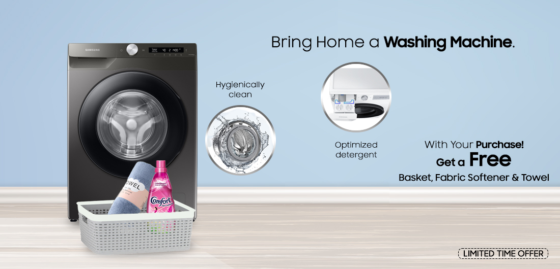 Adding happiness with purchase of Samsung Washing Machine