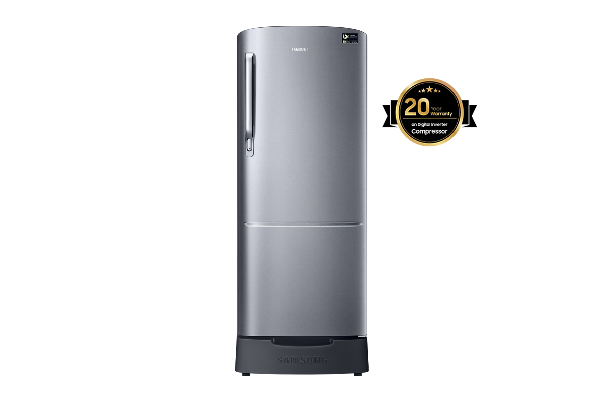 RR20M282ZS8 Samsung Single Door Refrigerator with Digital Inverter ...